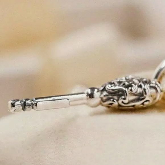 Pandora | Jewelry | Pandora Silver Regal Key Pendant Or Charm | Poshmark